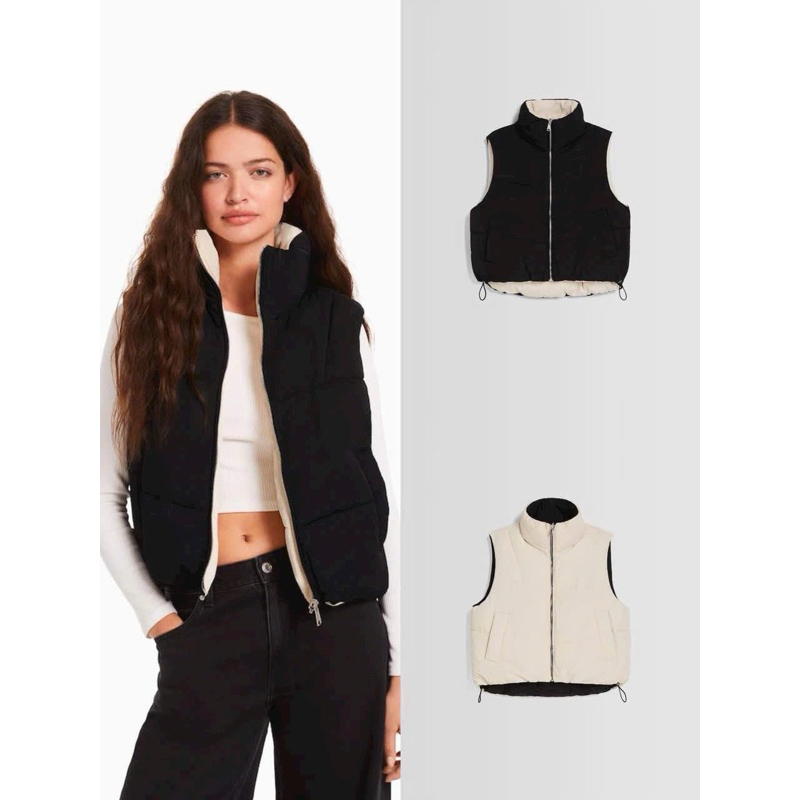 AK2391 Gile phao nữ 2 mặt BSK | Shopee Việt Nam