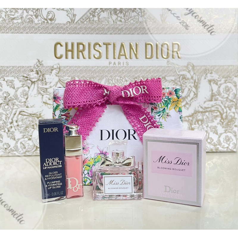 [Sẵn] Gift set Dior mini - son Dior Maximizer 001 và Miss Dior | Shopee ...