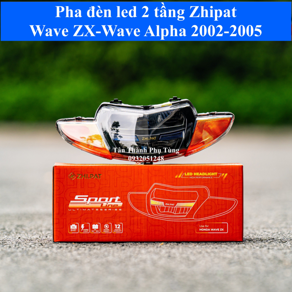 Pha đèn led 2 tầng Zhipat Wave ZX-Wave Alpha 2002-2005 | Shopee Việt Nam