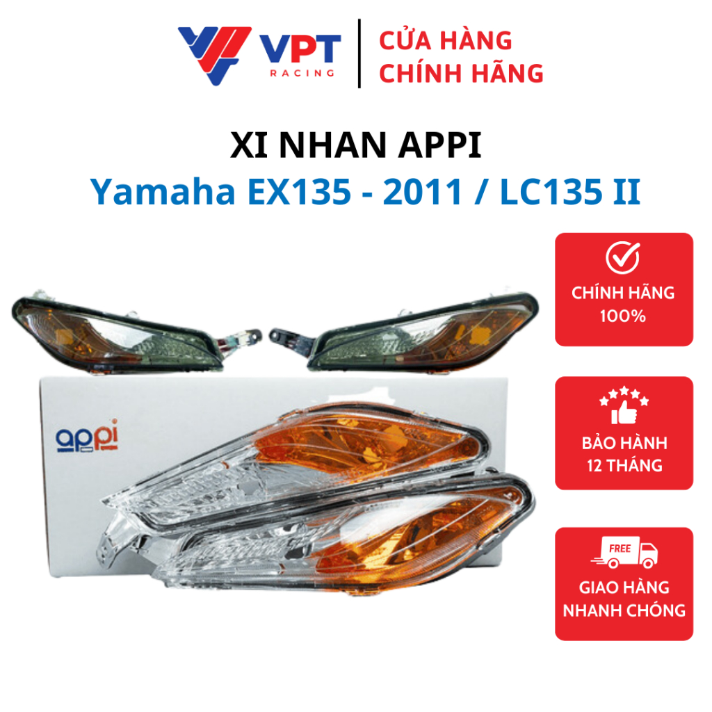 Đế chụp Xi nhan (sinhan) Yamaha EX135 - 2011 / LC135 II chính hãng Appi ...