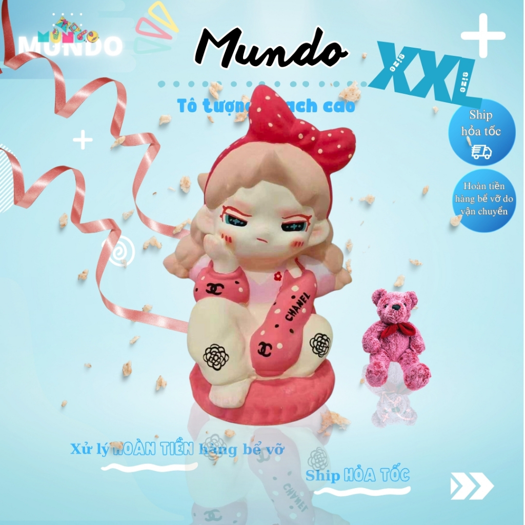 Tô Tượng Thạch Cao XXL 074 Dora SIZE XXL,Tượng Thạch Cao Art Toy MUNDO ...