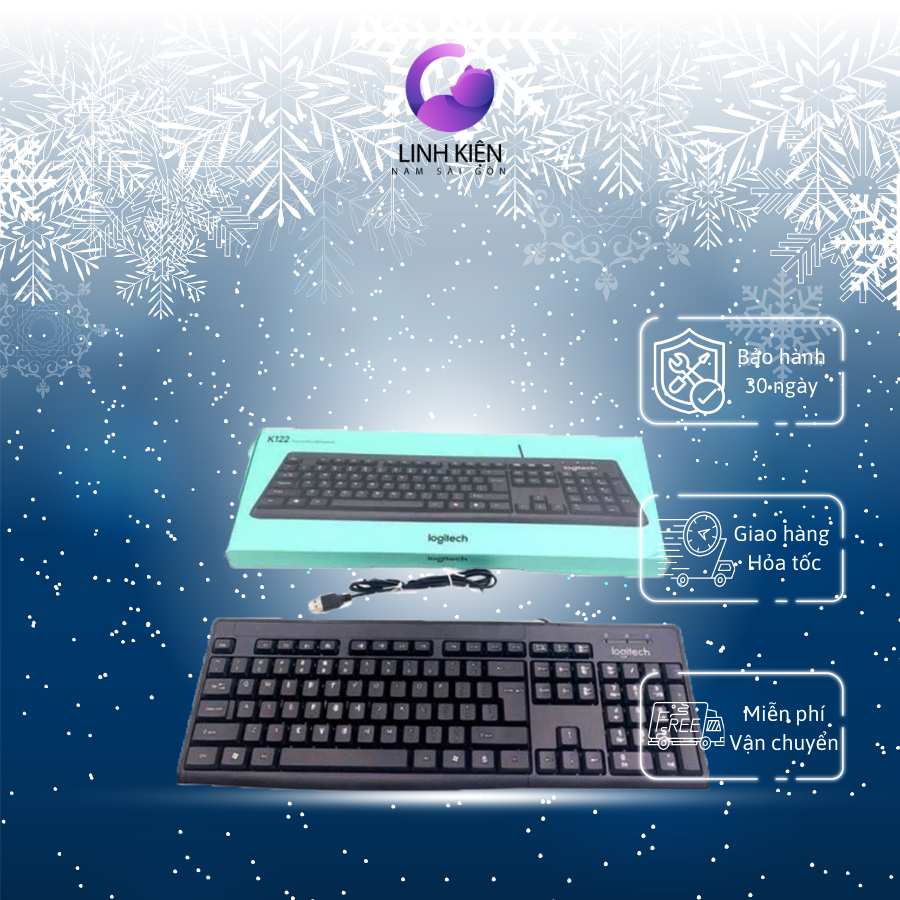 Bàn Phím Keyboard LOGITECH K122 USB | Shopee Việt Nam