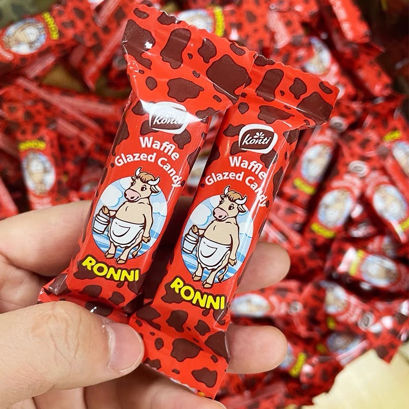 Bánh xốp socola bò sữa Ronni Konti đỏ Nga 400gr | Shopee Việt Nam