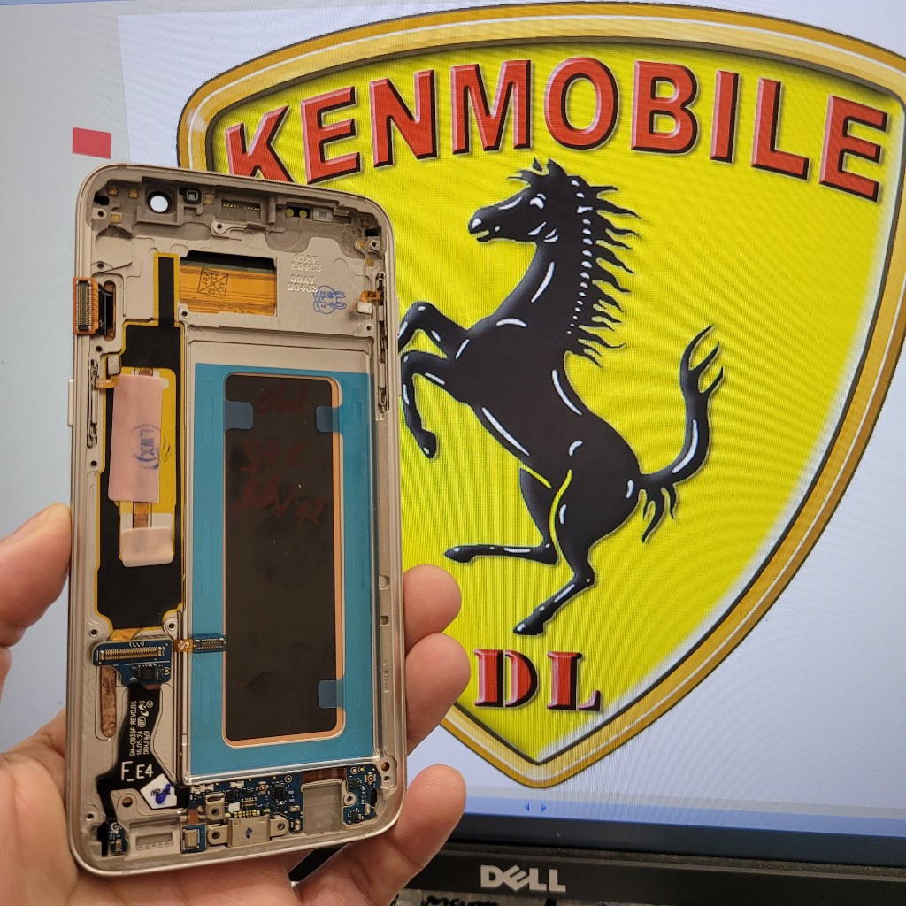 Màn Hình Tương Thích Samsung S7 Edge / G935 / S7E , Loại OLED, Liền Khung Xương + Phím Home + Bo ...