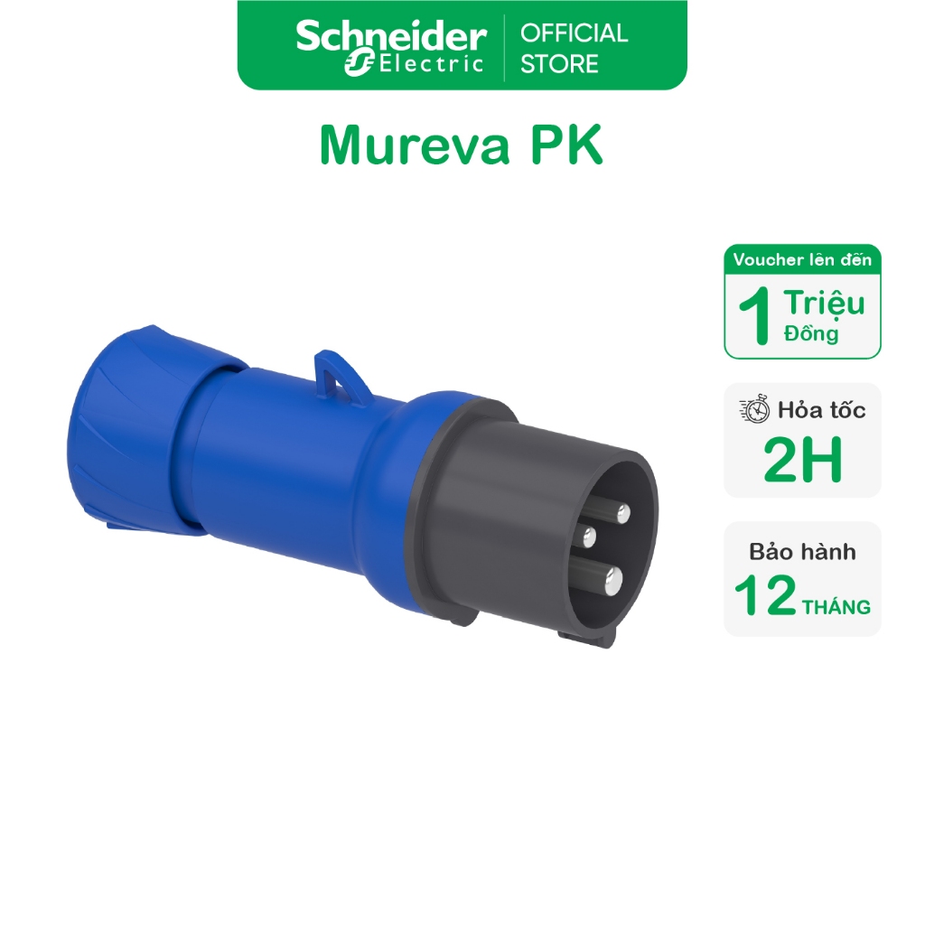 Phích cắm di động - 16 A - 2P + E - Schneider Electric - PKE16M423 ...