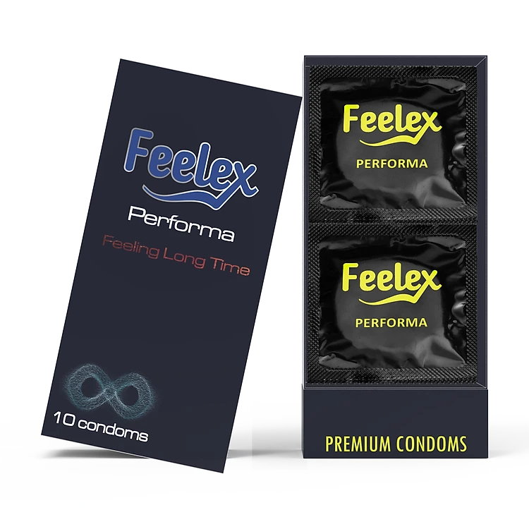BaoCao su Feelex Performa Siêu Mỏng, Kéo Dài Thời Gian, Nhiều Gel Bôi ...