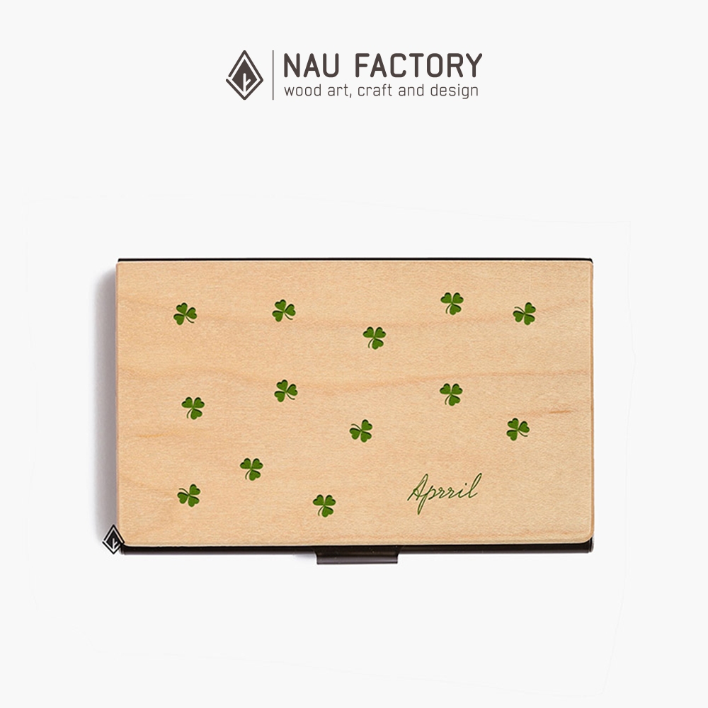 Hộp đựng Name Card, Danh Thiếp, Thẻ ATM cao cấp bằng gỗ Maple NAU ...