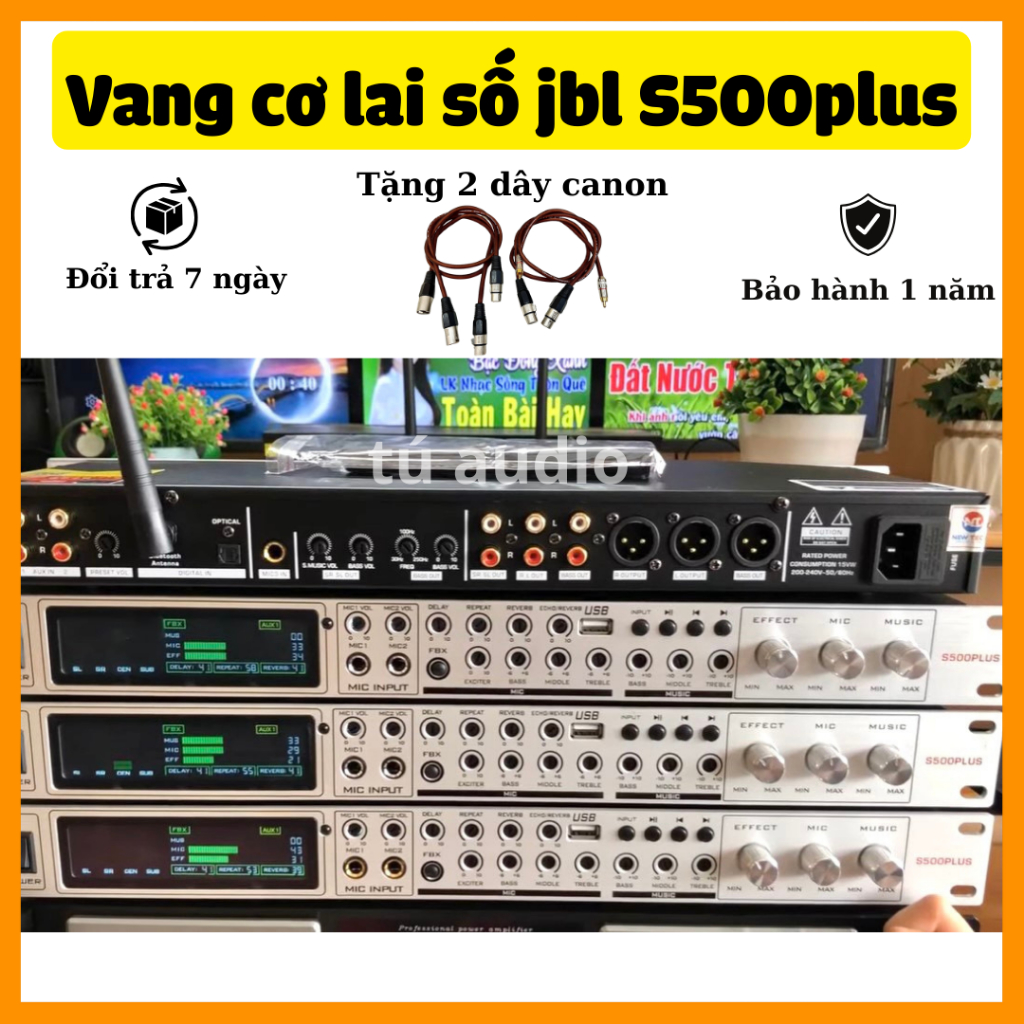 Vang cơ lai số jbl s500 plus hàng nhập khẩu 2023 có chống hú có reverb ...