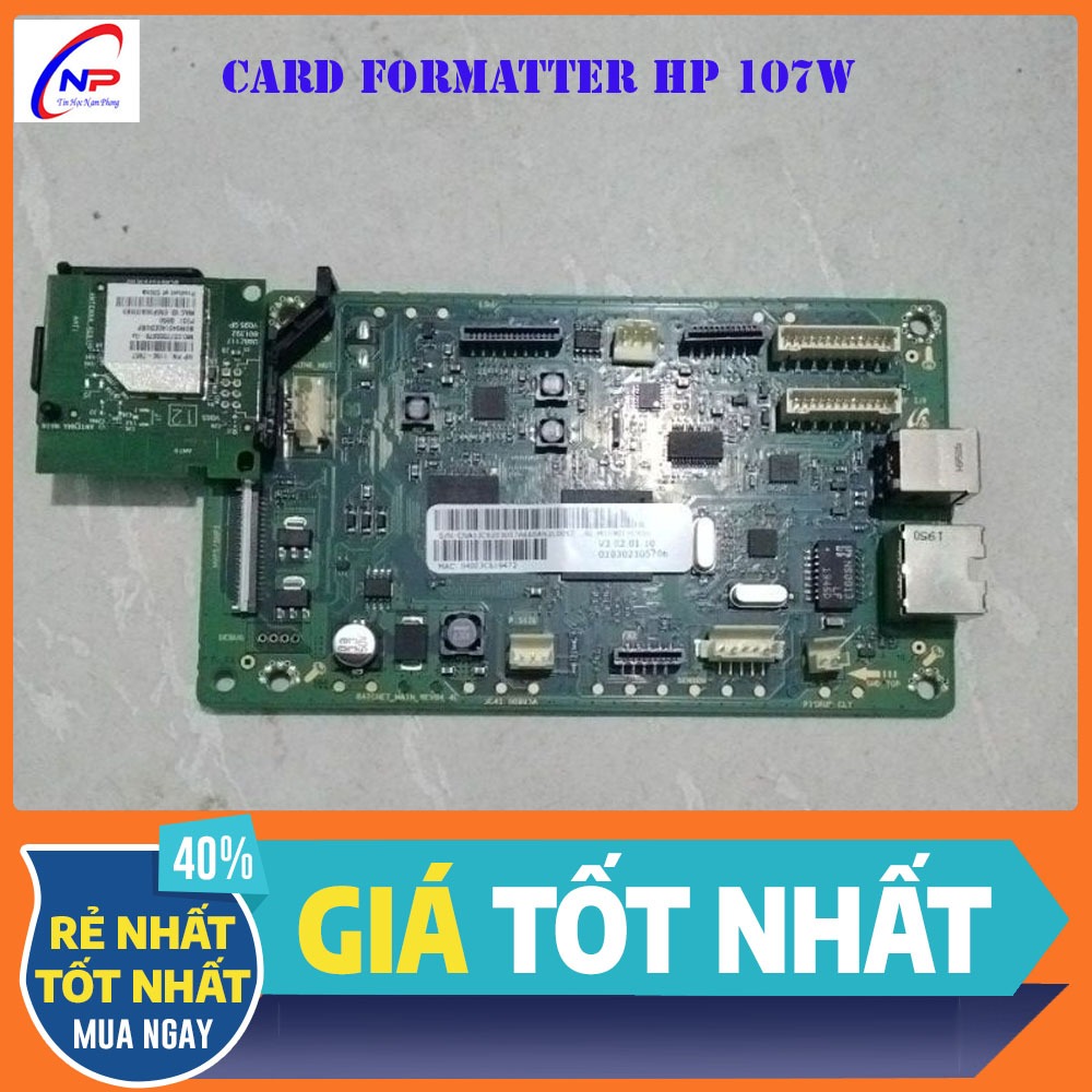 Main Card Formatter HP 107W | Đã Reset Chíp Mực Vĩnh Viễn - Board ...