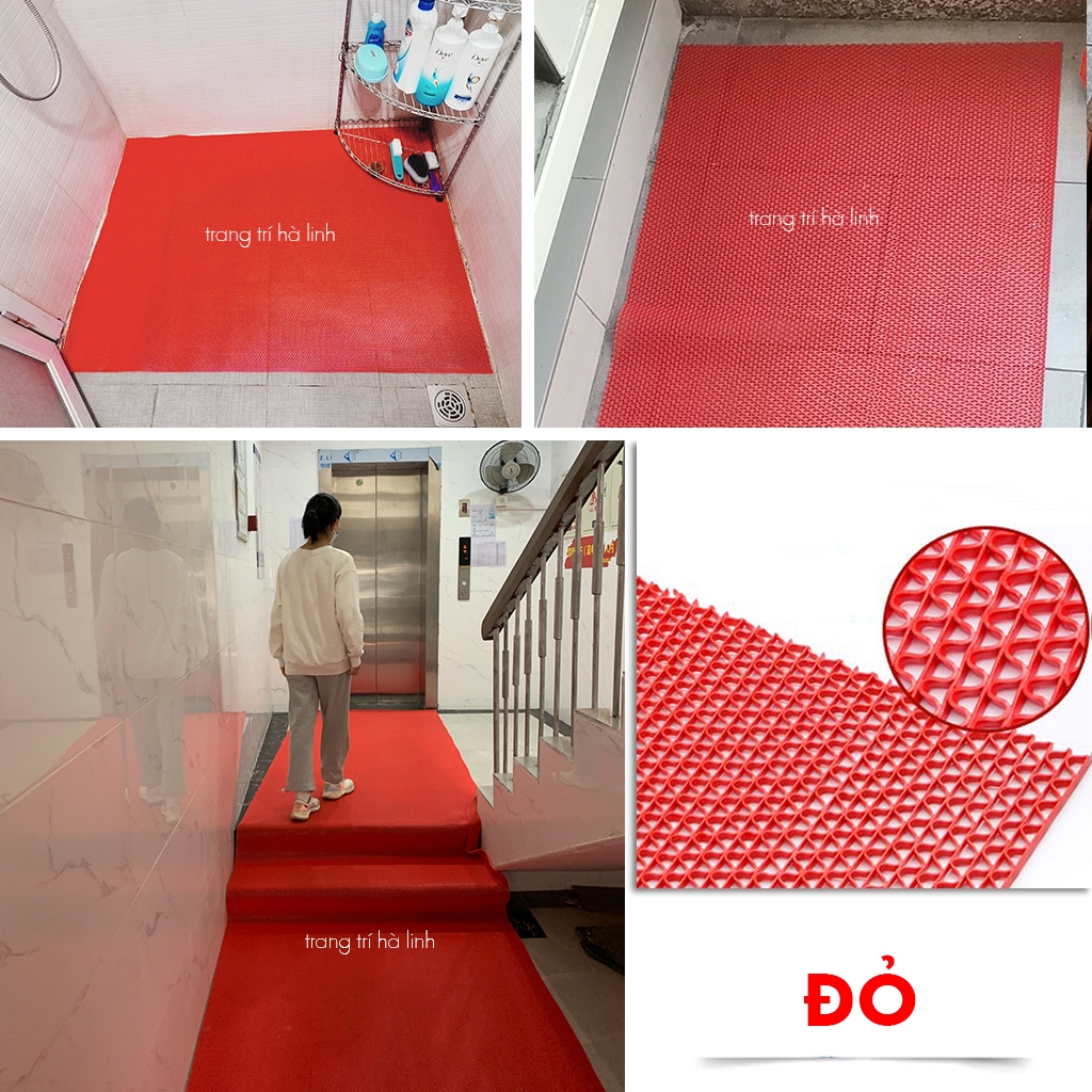 Thảm nhựa lưới zic zắc chống trơn trượt khổ 0.9m - Lót Sàn Nhà Tắm Bể ...