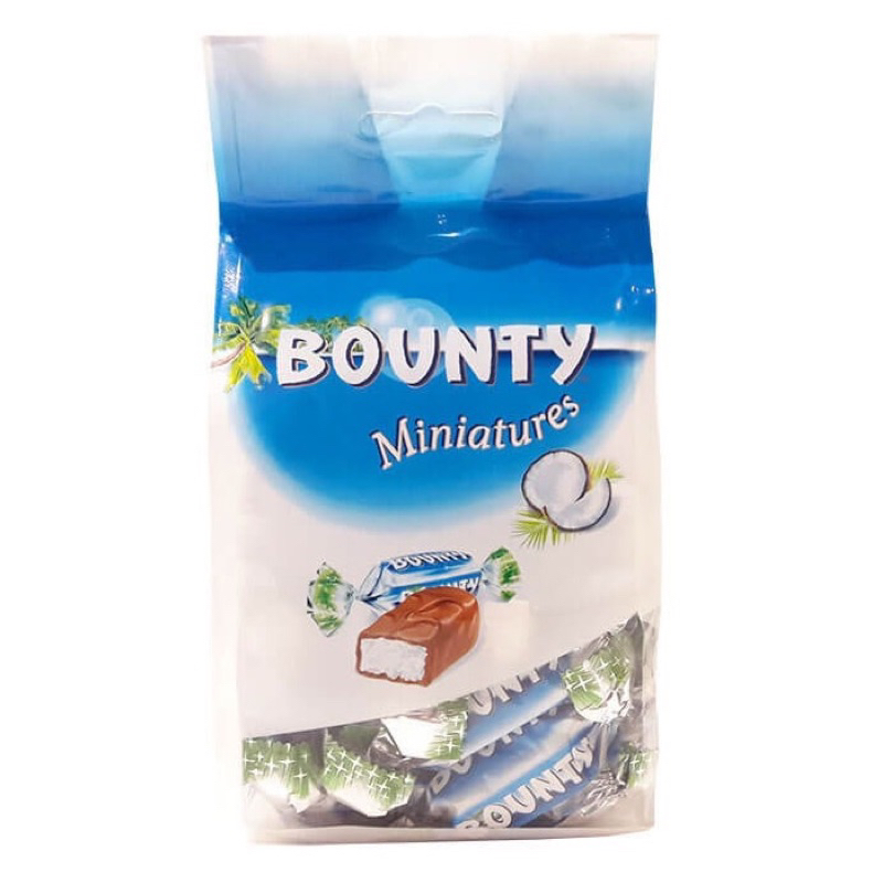 KẸO SOCOLA DỪA BOUNTY MINIATURES GÓI 220G - 150G | Shopee Việt Nam