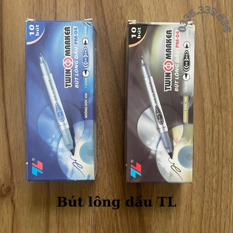 Bút Lông Dầu Thiên Long PM04; Hàng Chuẩn Loại 1; Hộp 10 cây | Shopee ...