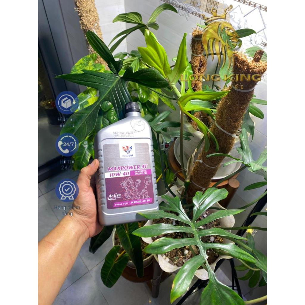 Nhớt Xe Tay Ga Maxlube 4T Jaso MB 10w-40 946ml Synthetic | Shopee Việt Nam