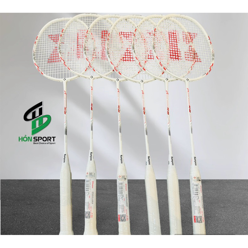 Combo 2 vợt cầu lông Kumpoo Pc-66 ( Vợt đã căng cước + sơn logo + bao nhung | Shopee Việt Nam
