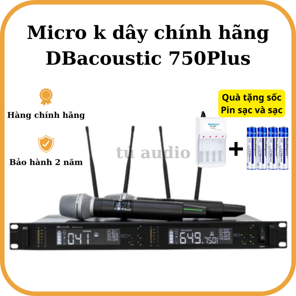 Micro dB acoustic DB 750Plus hàng nhập khẩu chính hãng - chuyên dùng ...