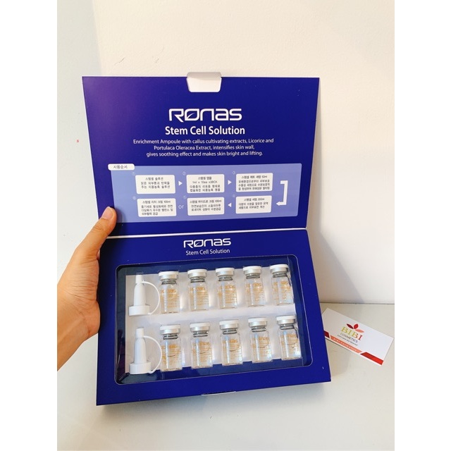 Tế Bào Gốc Ronas Serum Tinh Chất Ronas | Hàn Quốc, Phục Hồi Da Yếu ...