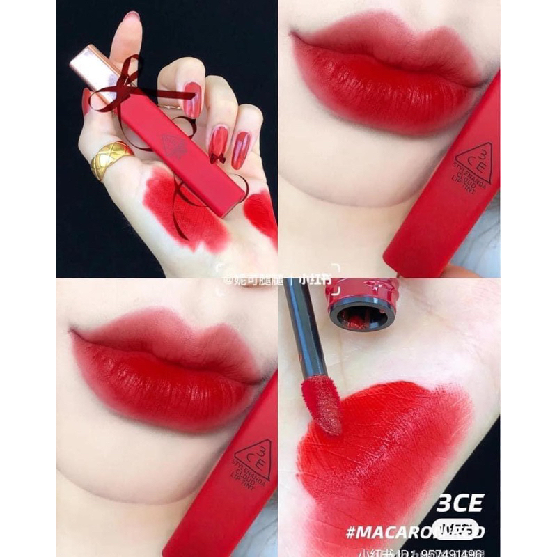 𝐒𝐨𝐧 𝐊𝐞𝐦 𝟑𝐂𝐄 𝐌𝐚𝐜𝐚𝐫𝐨𝐧 𝐑𝐞𝐝 𝐂𝐥𝐨𝐮𝐝 𝐋𝐢𝐩 𝐓𝐢𝐧𝐭 𝐌𝐚̀𝐮 Đ𝐨̉ 𝐓𝐮̛𝐨̛𝐢 | Shopee Việt Nam