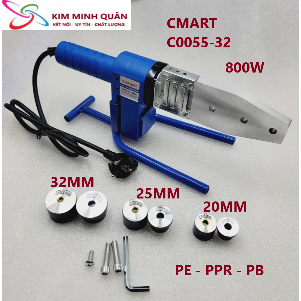 Máy Hàn Nhiệt 20-25-32mm Ống Nhựa PPR,PE,PB Công Suất 800W C0055-32 CMART | Shopee Việt Nam