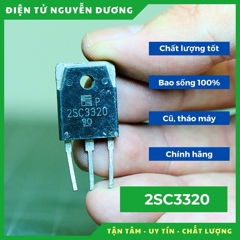 [ Giá thợ ] Transistor NPN 2SC3320 C3320 15A 500V Hàng chính hãng, tháo máy, đã được kiểm tra kỹ ...