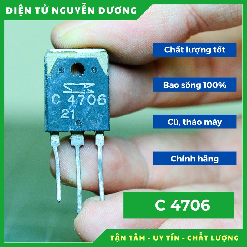 [ Giá thợ ] Transistor NPN C4706 2SC4706 14A 900V Hàng chính hãng, tháo ...