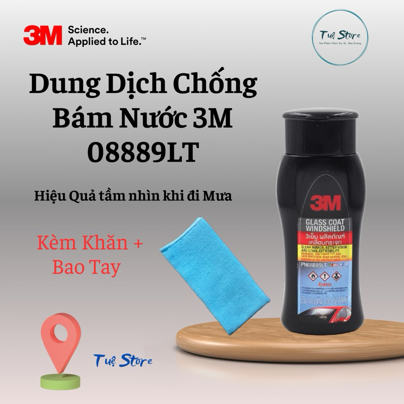 Dung Dịch Chống Bám Nước Kính Xe 3M Glass Coat Windshield 3M 08889 LT ...