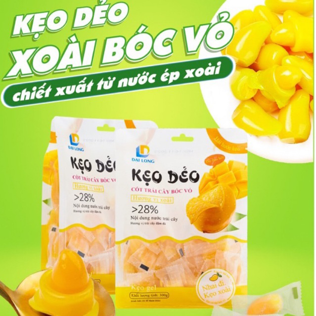 1kg Kẹo dẻo xoài bóc vỏ Đại Long | Shopee Việt Nam