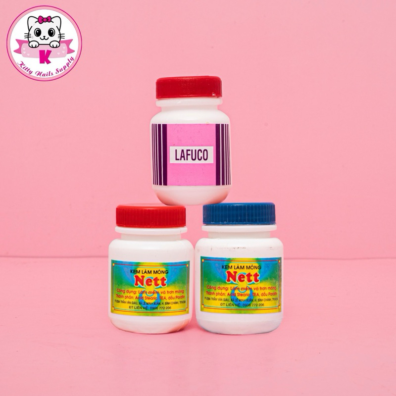 Kem mềm da móng tay Net/ Lafuco chính hãng dạng kem hủ cho thợ nail spa ...