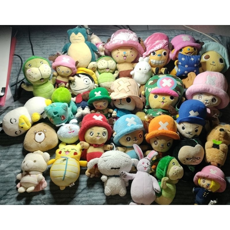 [2HAND] MÓC KHOÁ CHOPPER, POKEMON, MOLANG, CHUỘT LANG CUTI | Shopee Việt Nam