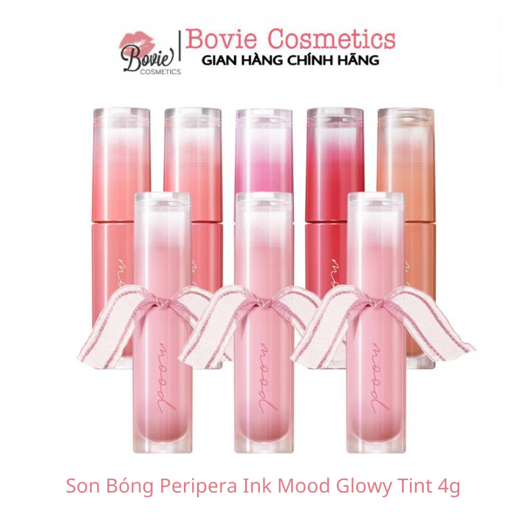 Son tint bóng Peripera Ink Mood Glowy Tint 4g | Shopee Việt Nam