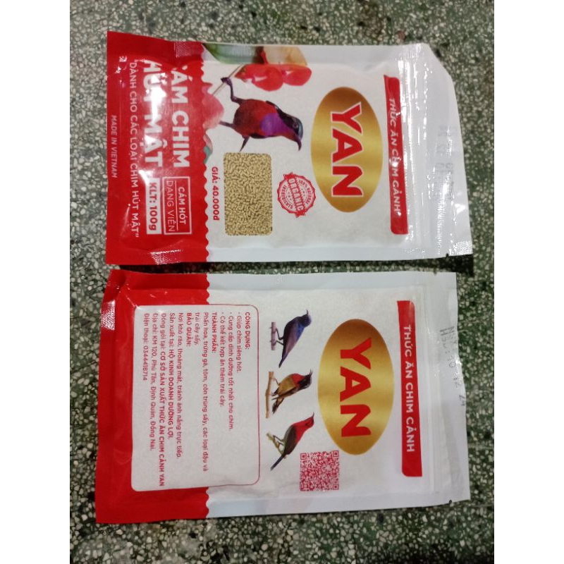 Cám Yan hót , cám đấu chim hút mật và ốc mít YAN gói 100g | Shopee Việt Nam