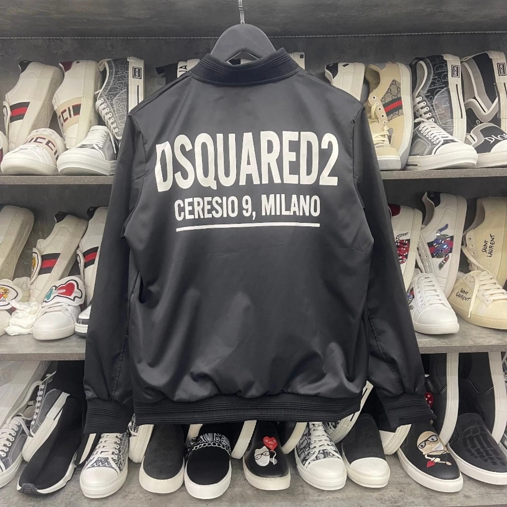 Áo khoác gió 2 lớp DSQ nam nữ cao cấp-Áo khoác DSQUARED2 chính hãng cao ...