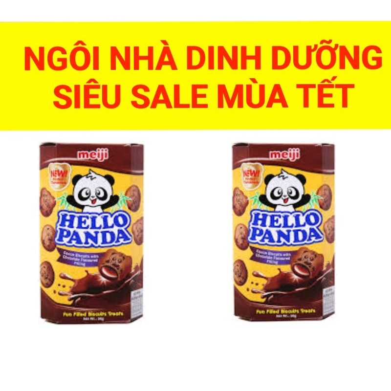 Bánh Gấu Hello Panda Vị Double Socola 43g | Shopee Việt Nam