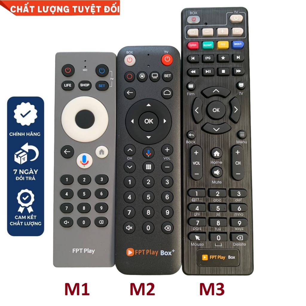 Điều khiển FPT Play Box giọng nói hàng chính hãng, Remote android đầu ...