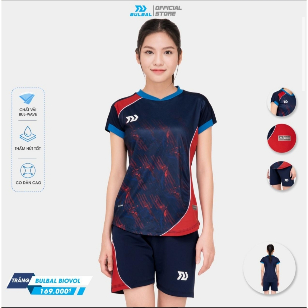 BỘ QUẦN ÁO BÓNG CHUYỀN NỮ BULBAL BIOVOL BC05 | Shopee Việt Nam