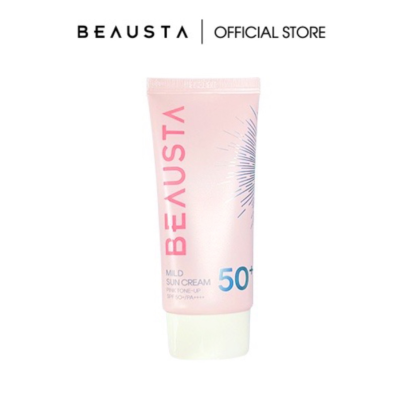 Kem Chống Nắng Nâng Tone BEAUSTA Mild Sun Cream Pink Tone-up SPF 50 ...