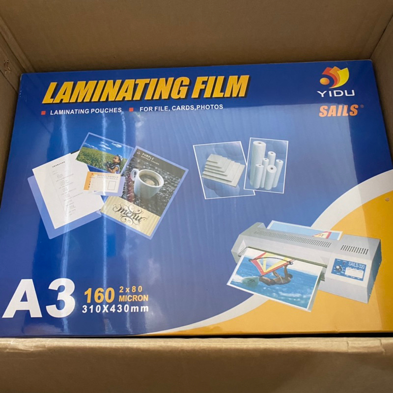 Giấy ép, nhựa ép plastic A3 [310X430mm] YIDU Dày 80 Mic CHÍNH HÃNG | Shopee Việt Nam