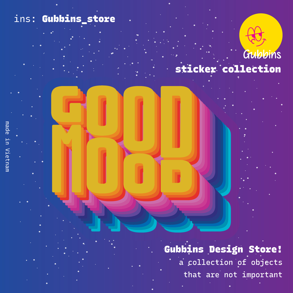 [GOODMOOD - Collection] Set Nhãn dán GOODMOOD by Gubbin Store, Set ...