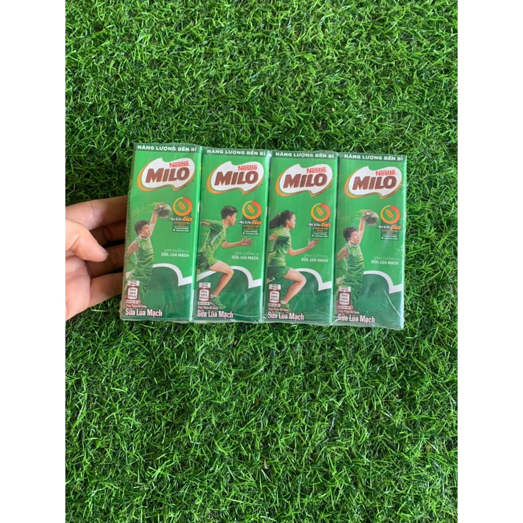 Lốc 4 hộp thức uống lúa mạch Milo 180ml | Shopee Việt Nam