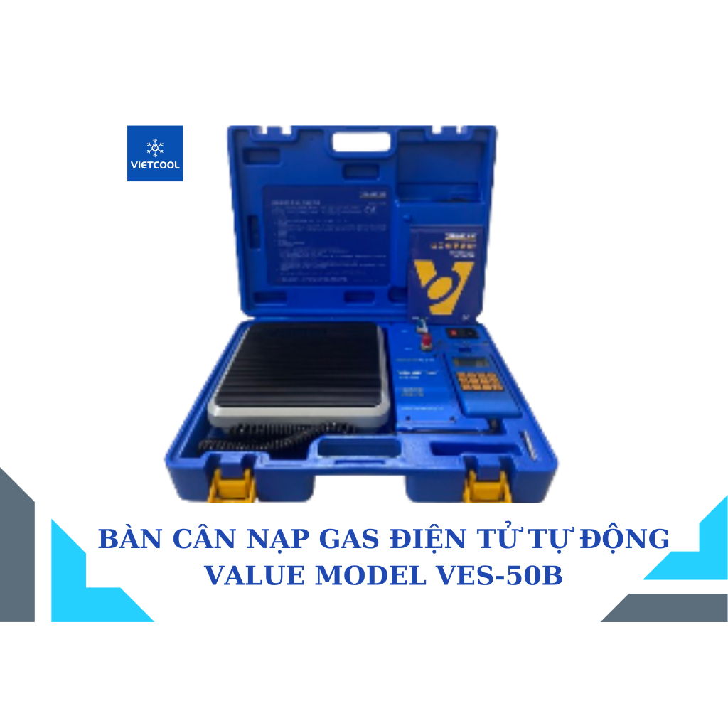 Bàn cân nạp gas điện tử tự động VALUE Model VES-50B | Shopee Việt Nam