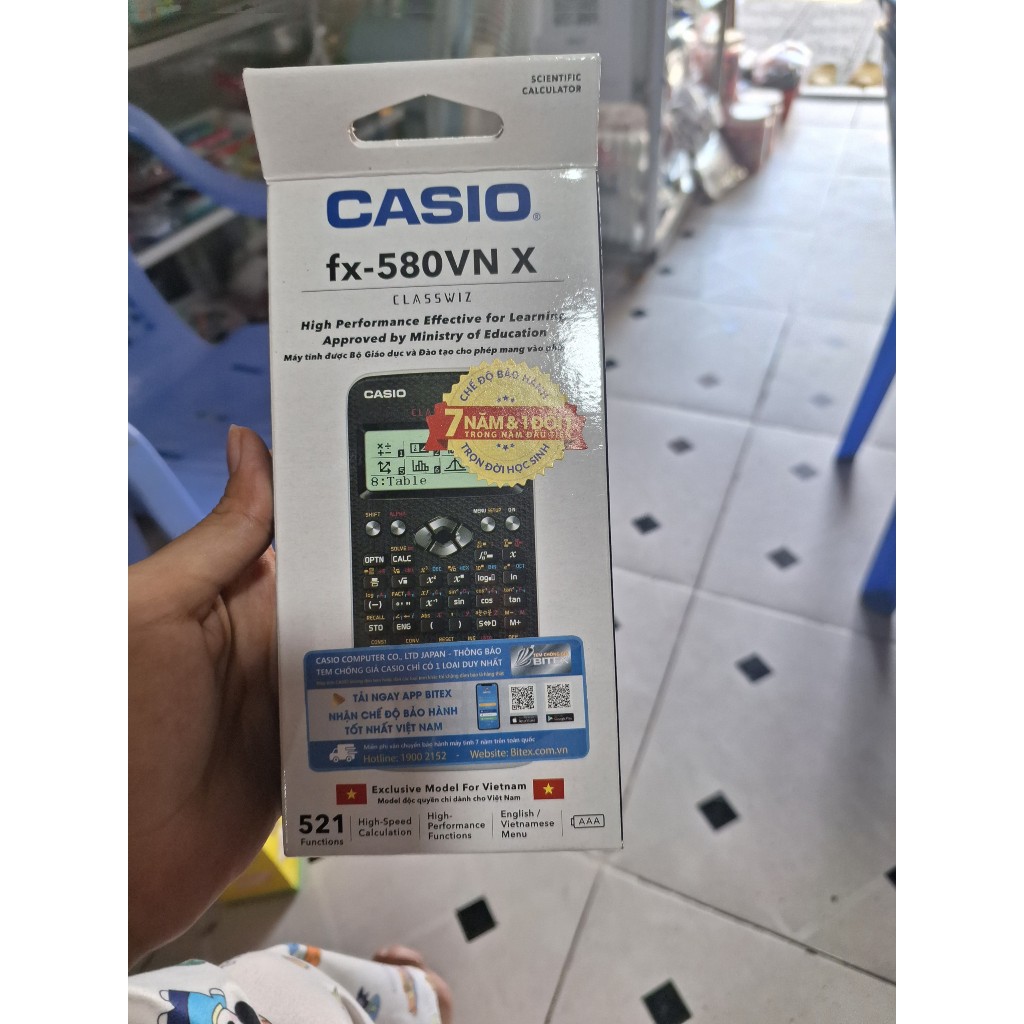 Máy Tính Khoa Học Casio FX-580VN X | Shopee Việt Nam