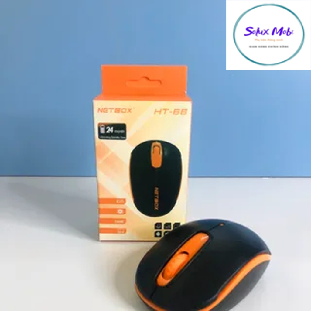 Chuột không dây Netbox, kết nối cổng usb dùng cho máy tính,laptop,Smart ...