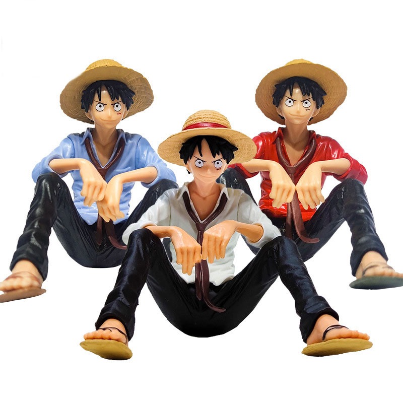 Mô hình Luffy trang trí ô tô, bàn làm việc, góc học tập. Nhân vật One ...