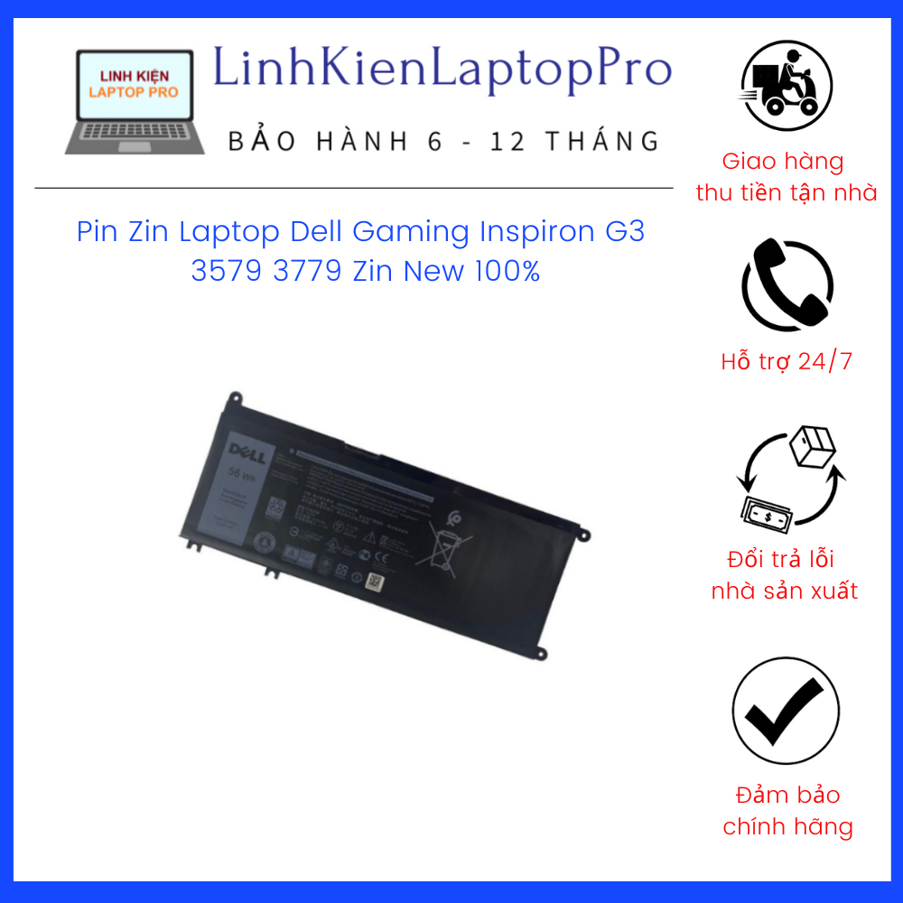 PIN ZIN Dell Vostro 5459 Inspiron 15 7547 7548 0PXR51 D2VF9 - 3840mAh ...