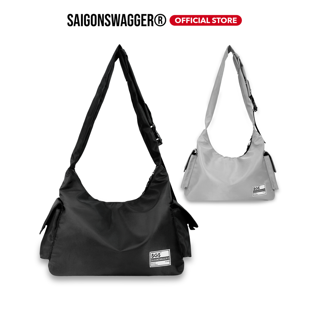 Túi đeo chéo nam nữ SAIGON SWAGGER® chất liệu nylon ELEP HOBO BAG | Shopee Việt Nam
