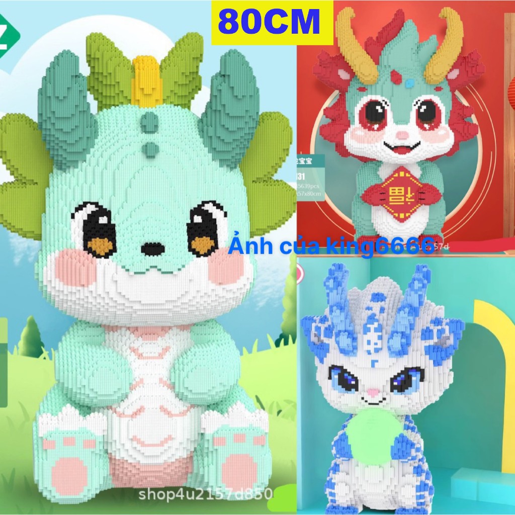 lắp áp mô hình rồng phúc long tiêu long 80cm 1 mét 82cm 83cm 70cm 60cm (TẶNG BÚA+KEO) DUZ đồ ...