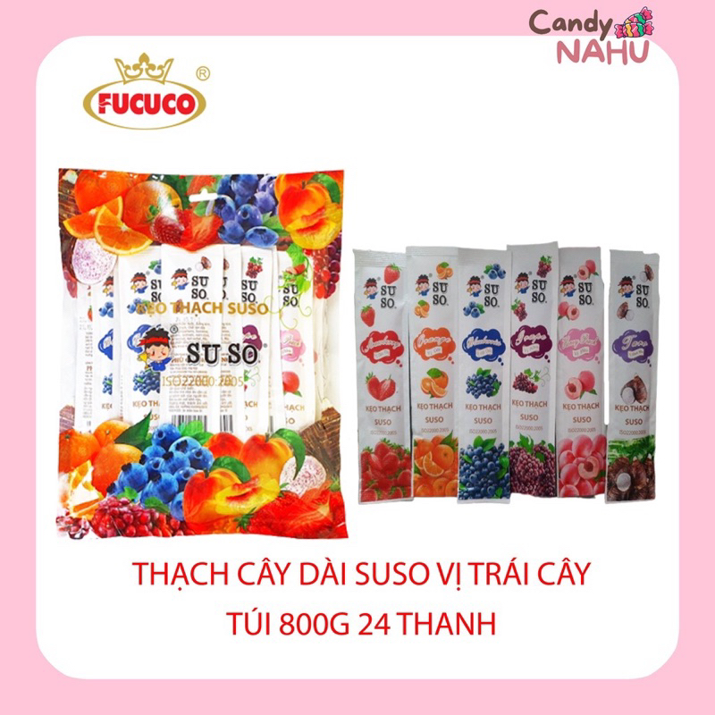 Kẹo Thạch SuSo đã mix sẵn đủ vị 780g | Shopee Việt Nam