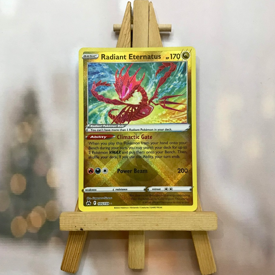 Thẻ hình Pokemon Radiant Eternatus 105/159 - Lá bài lẻ Radiant Rare ...