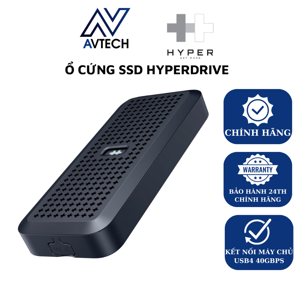 Box Ổ Cứng Di Động SSD HyperDrive Next USB4 NVME SSD ENCLOSURE, Kèm Cáp ...