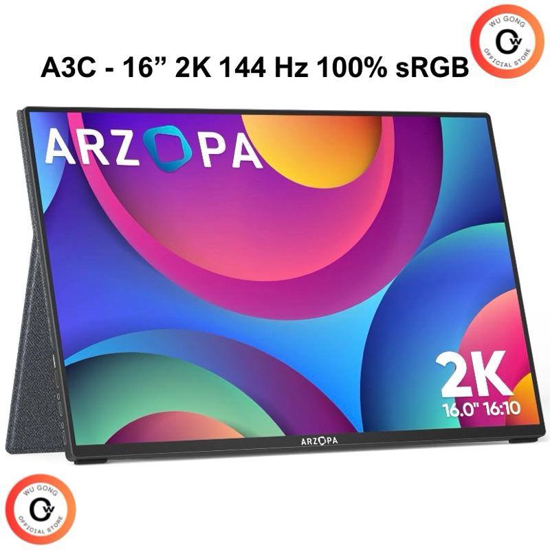 ARZOPA 2.5K - Màn Hình Di Động Arzopa 16 Inch Tấm Nền IPS 2.5K 144Hz ...