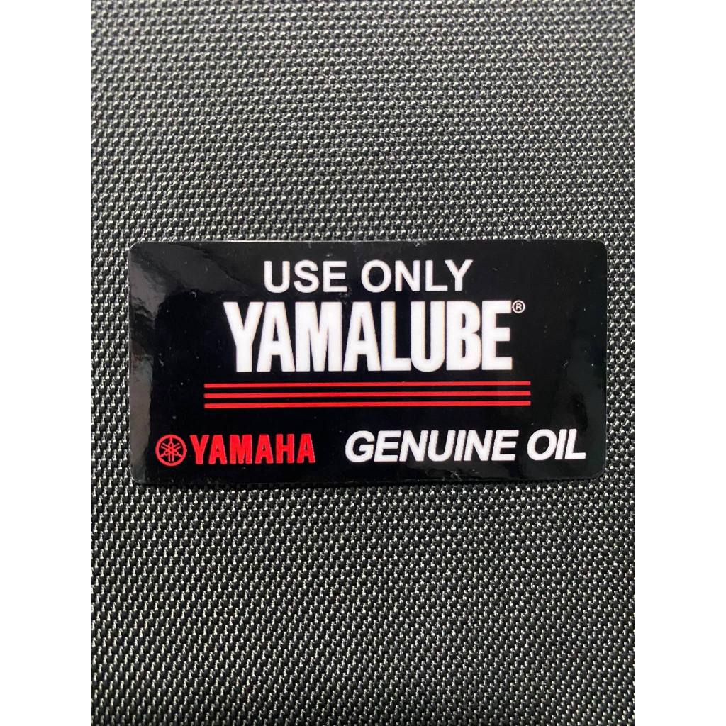 1 Cặp tem YAMAHA Genuine Oil. Sticker Use Only YAMALUBE. Engine Sticker ...